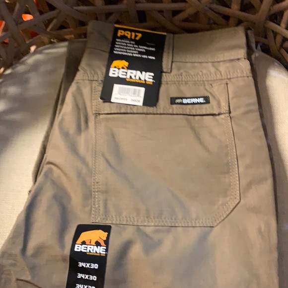 Berne | Pants | New Berne Mens Cargo Relaxed Fit Pants 34x3 Nwt | Poshmark